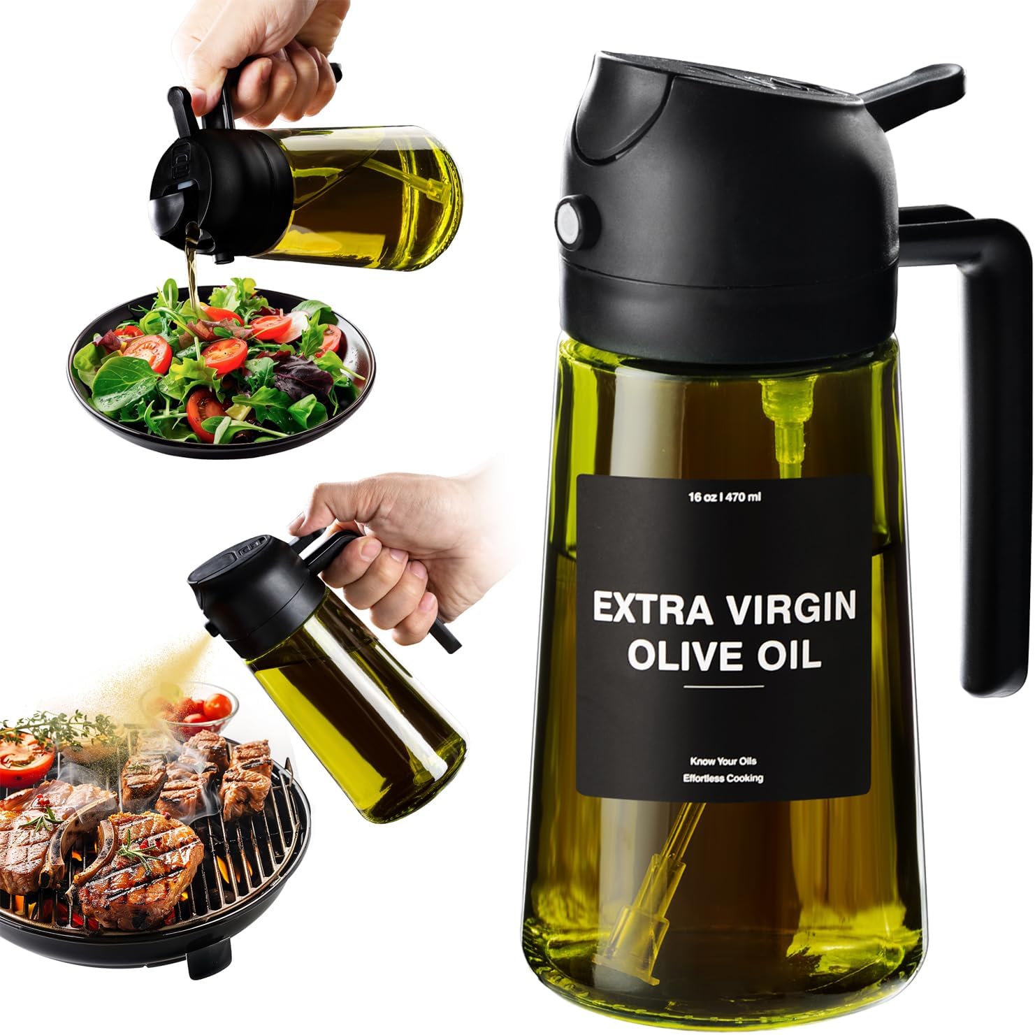 Elevate Your Cooking: The CXINYI Olive Oil Dispenser & Sprayer Review ...