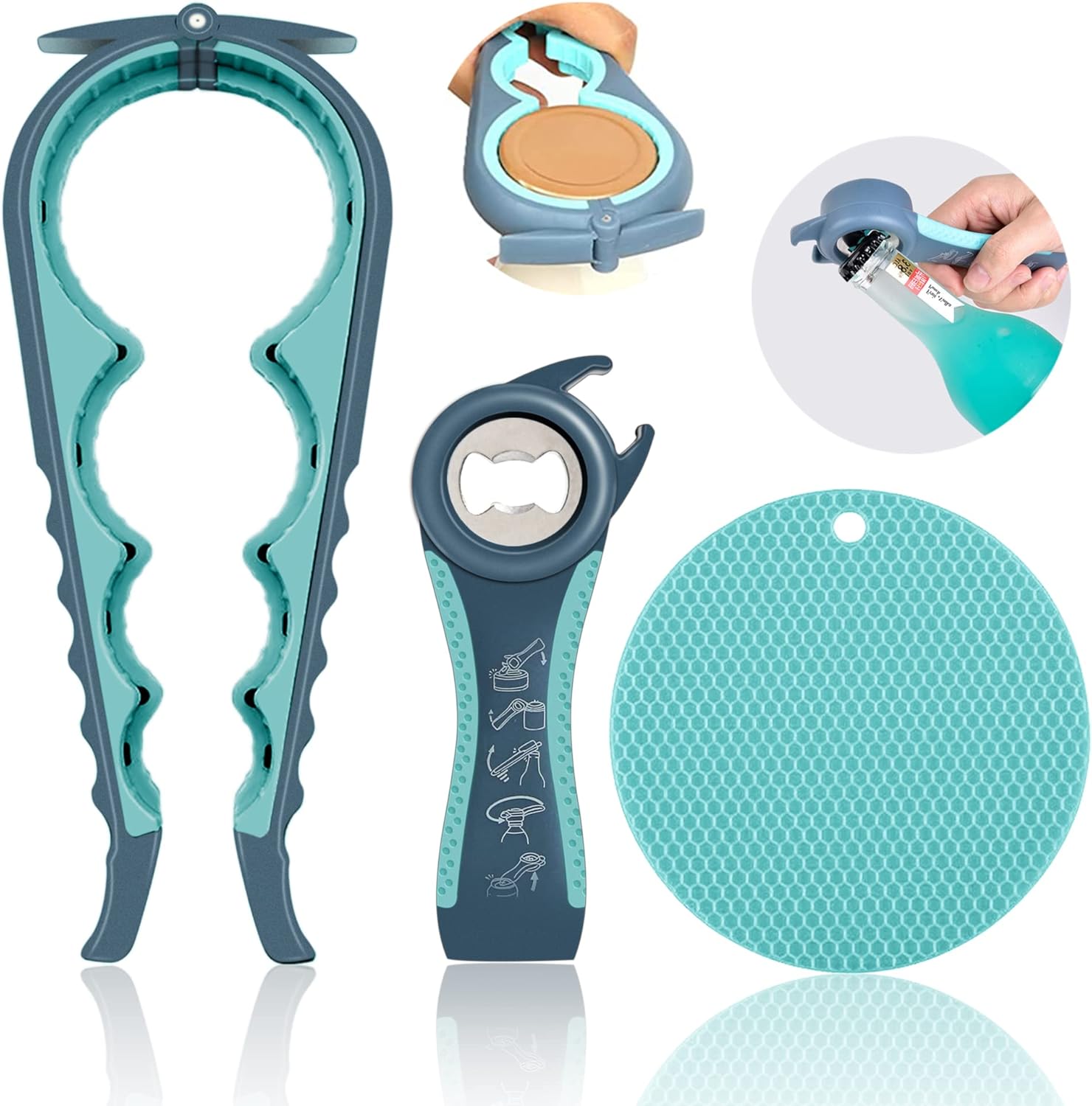Effortless Jar Opening: The Ultimate 5-in-1 Tool for Arthritic Hands ...