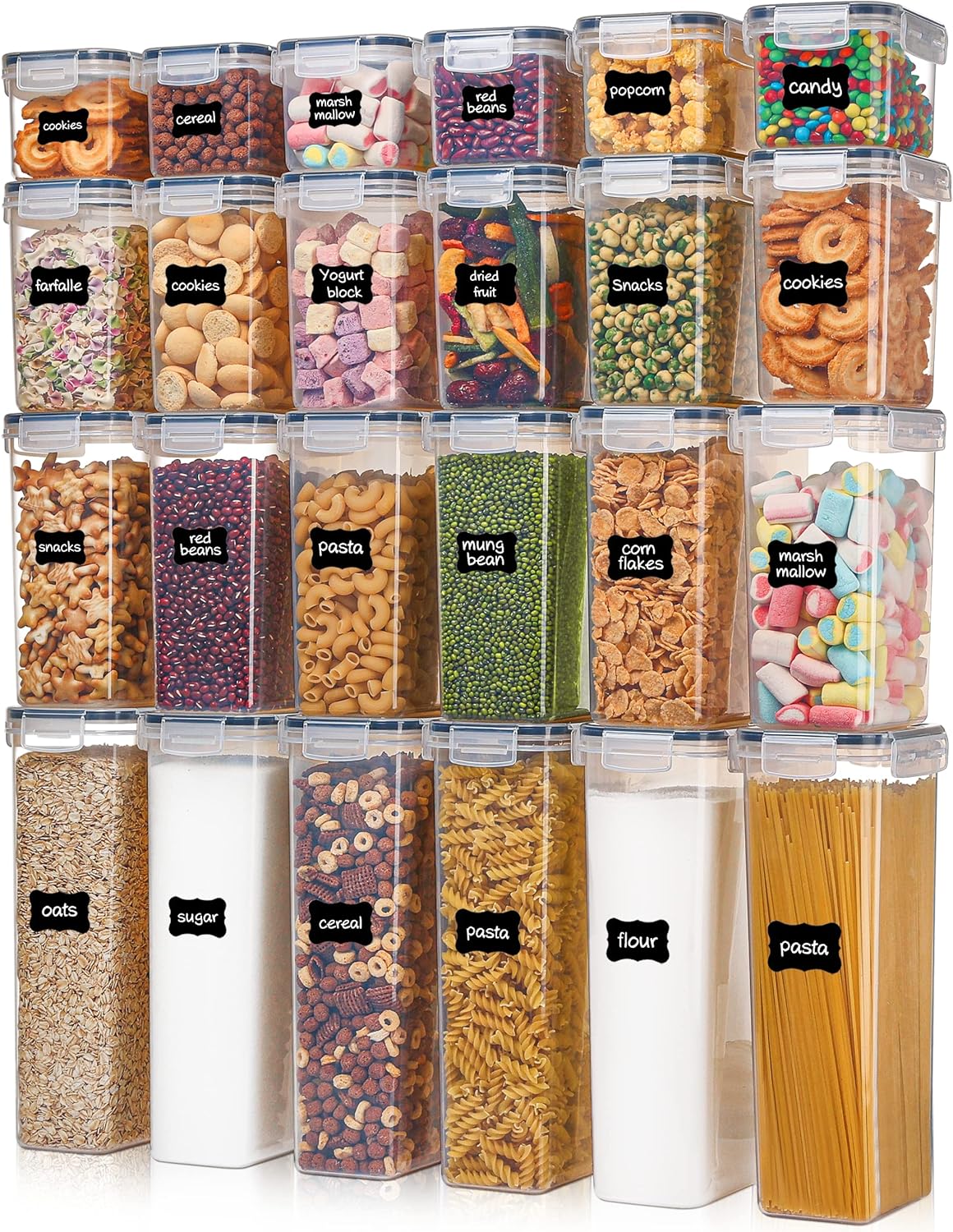 Organize Your Pantry: Vtopmart Airtight Food Storage Containers Review ...
