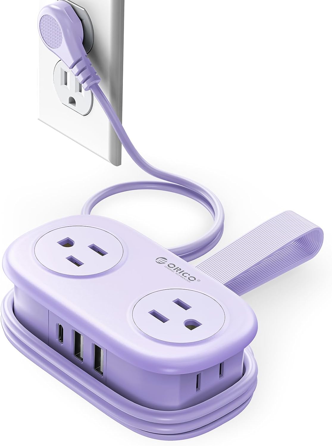 Power On the Go: ORICO's Versatile 4FT Purple Travel Power Strip Review ...